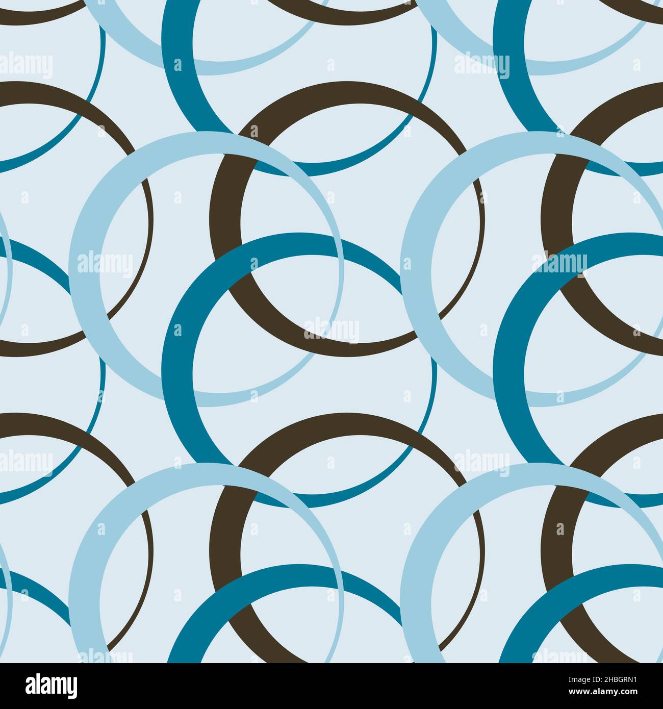 Illustration Seamless pattern on a square background - rings are ...