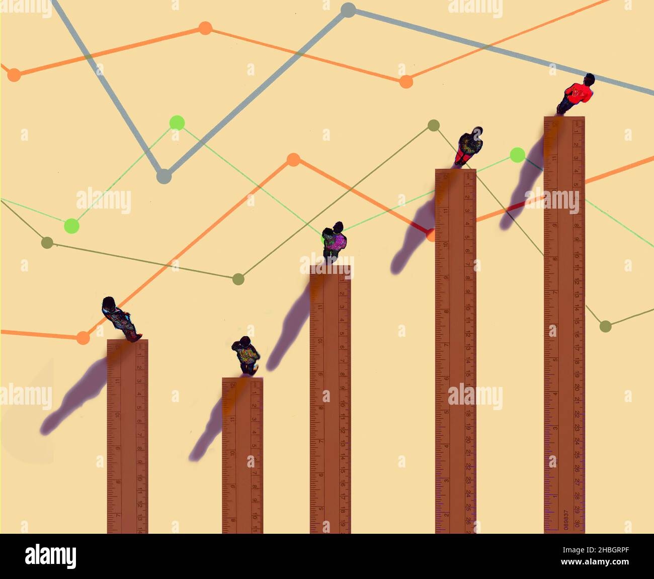 Rulers group hi-res stock photography and images - Alamy