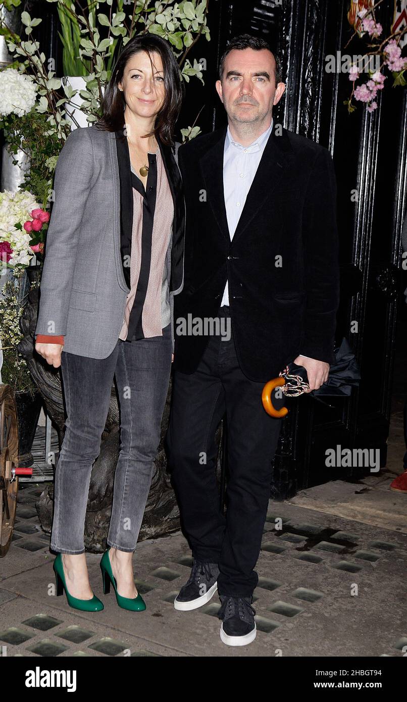 Mary McCartney and Simon Aboud attending the Food by Mary McCartney ...