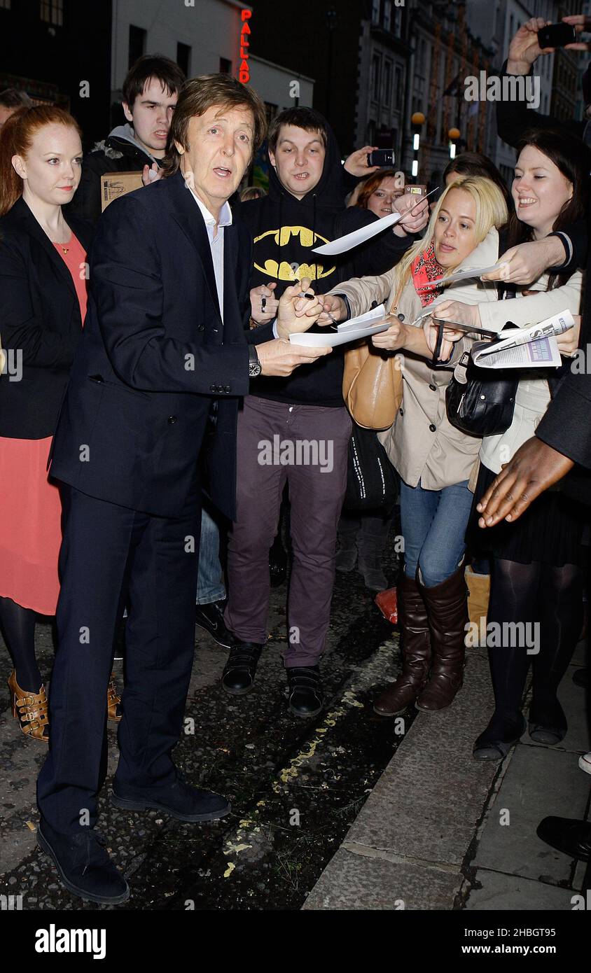 Paul McCartney attending the Food by Mary McCartney Book Launch held at ...