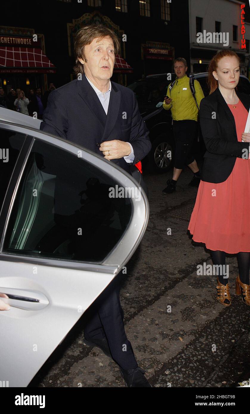 Paul McCartney attending the Food by Mary McCartney Book Launch held at ...