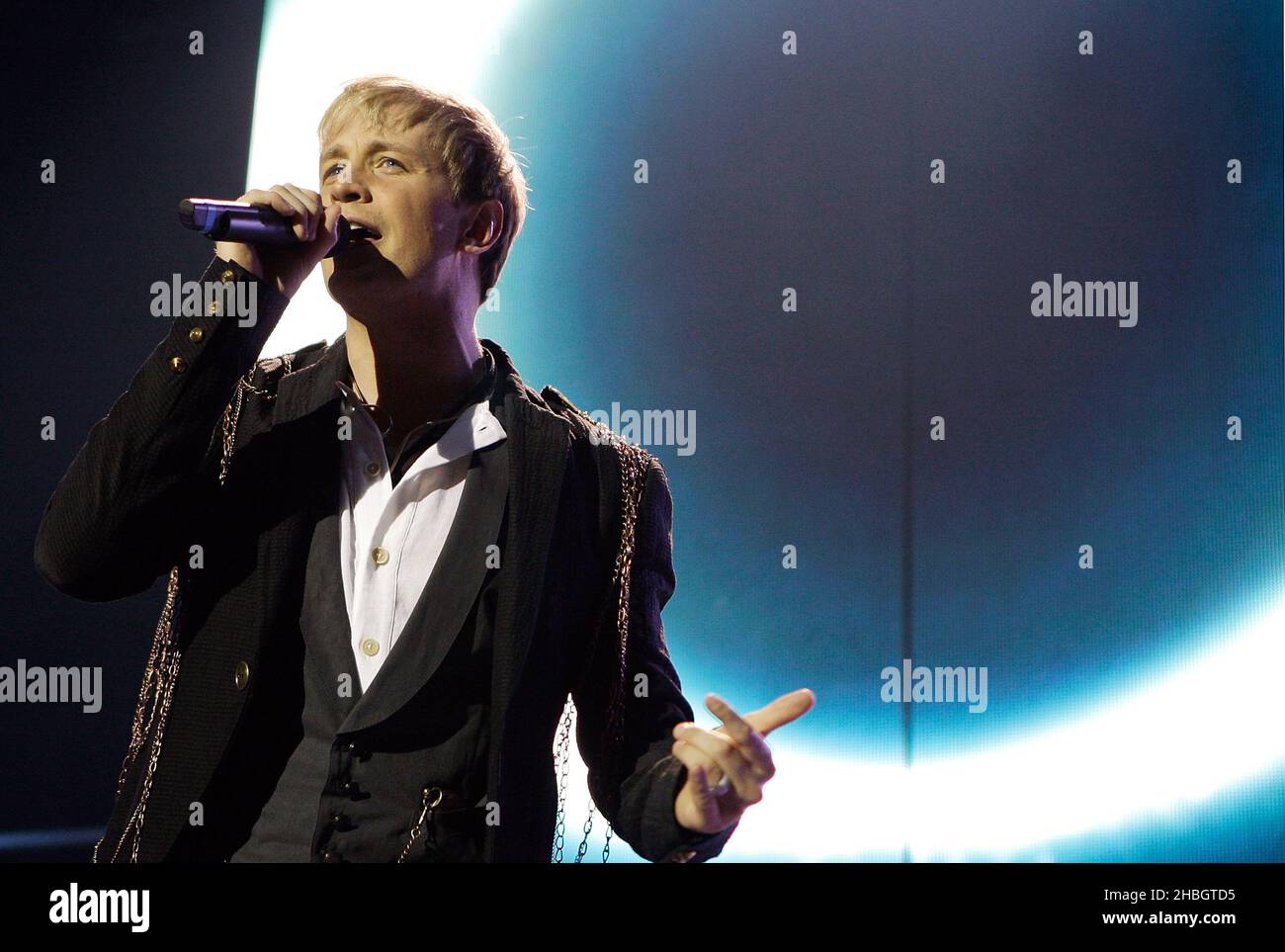 Kian Egan of Westlife performing live in concert during the band's ...