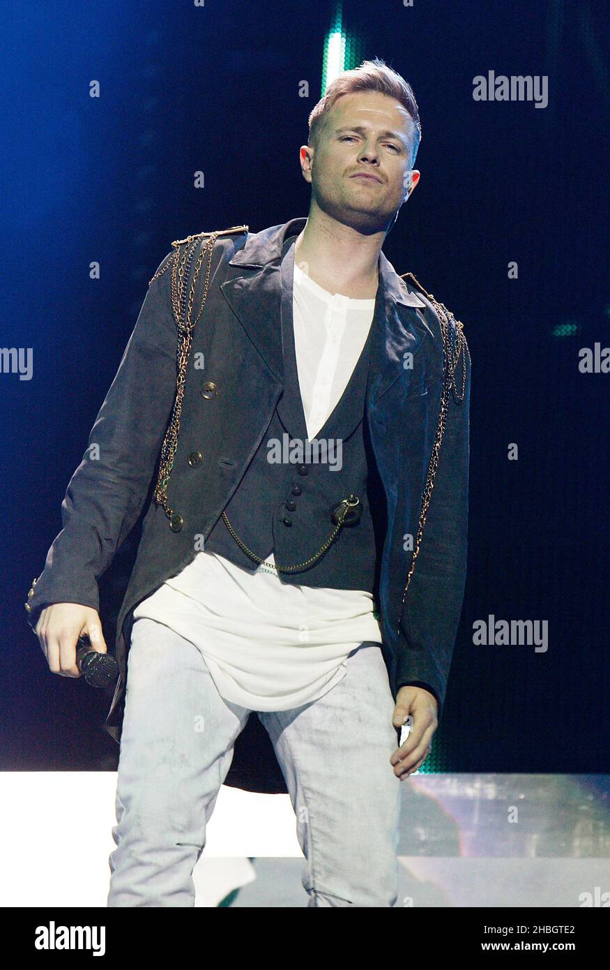 Nicky Byrne of Westlife performing live in concert during the band's ...