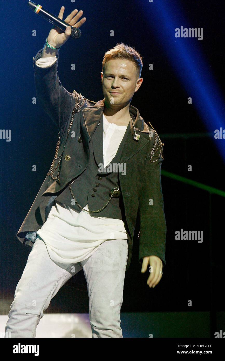 Nicky Byrne of Westlife performing live in concert during the band's ...