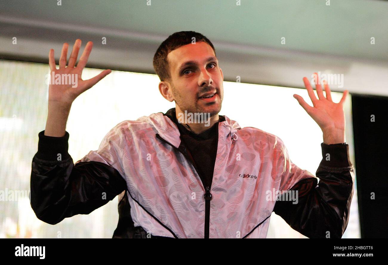 Magician Dynamo at hmvs flagship Oxford Street as part of the The ...