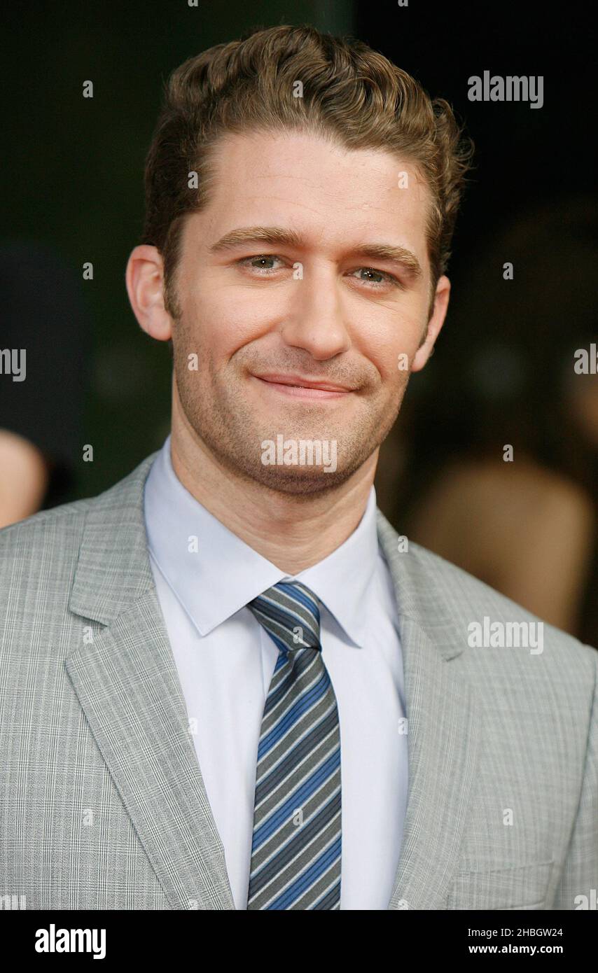 Matthew Morrison arriving for the UK premiere of What To Expect When ...