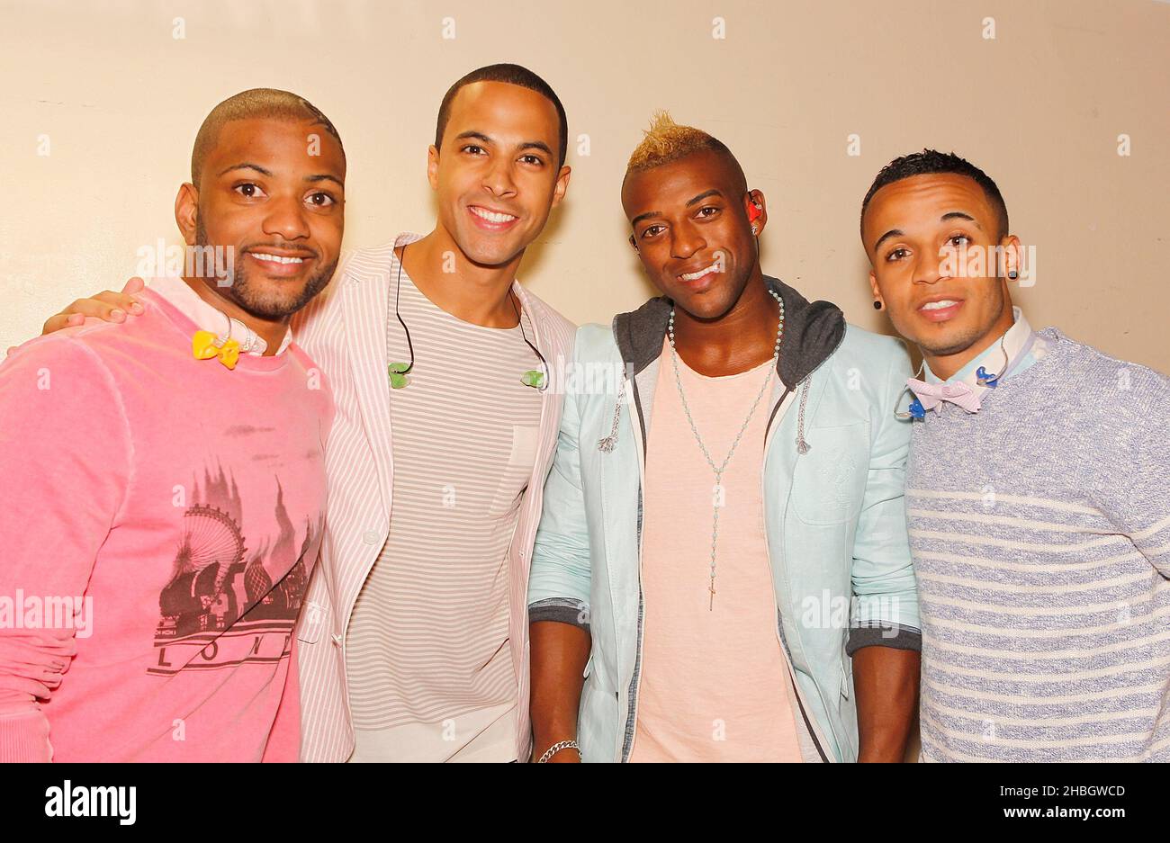 JLS backstage at the Rays of Sunshine Concert at the Royal Albert Hall ...