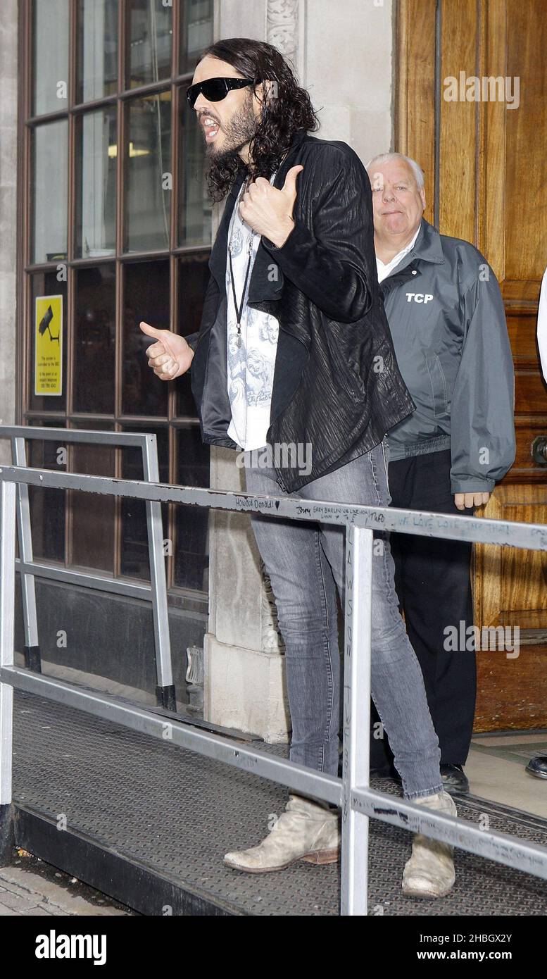 Russell brand bbc radio hi-res stock photography and images - Alamy