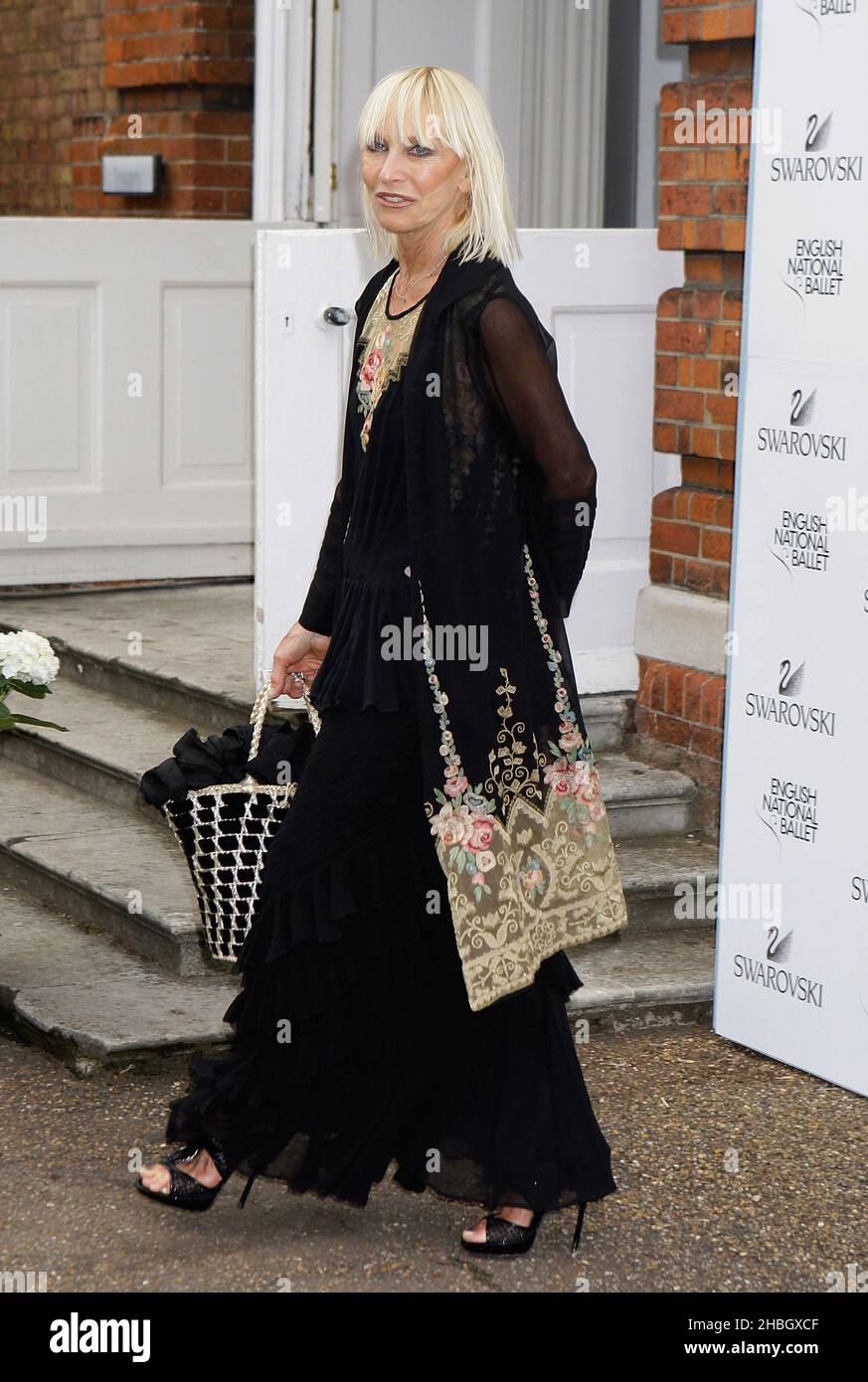 Virginia Bates arriving at The English National Ballet summer party at ...