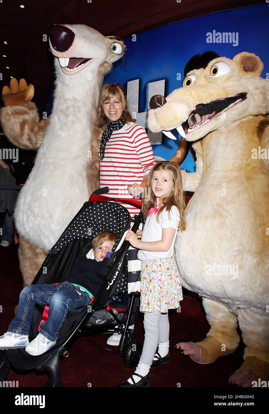 Kate Garraway , Darcey Garraway and Billie Garraway arrives at the Ice ...