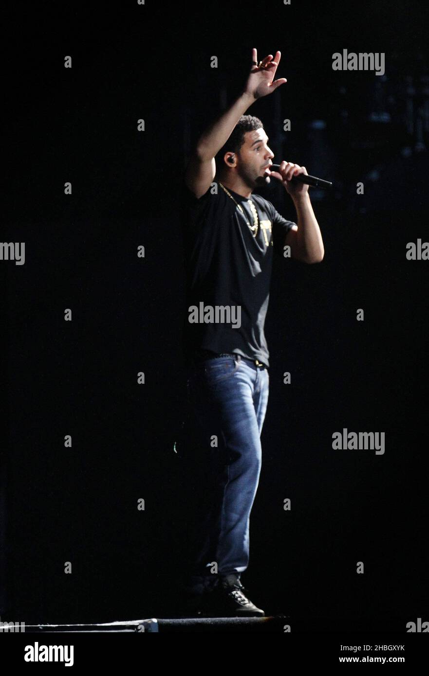Drake performs and headlines on stage at Day 2 of The Barclaycard ...