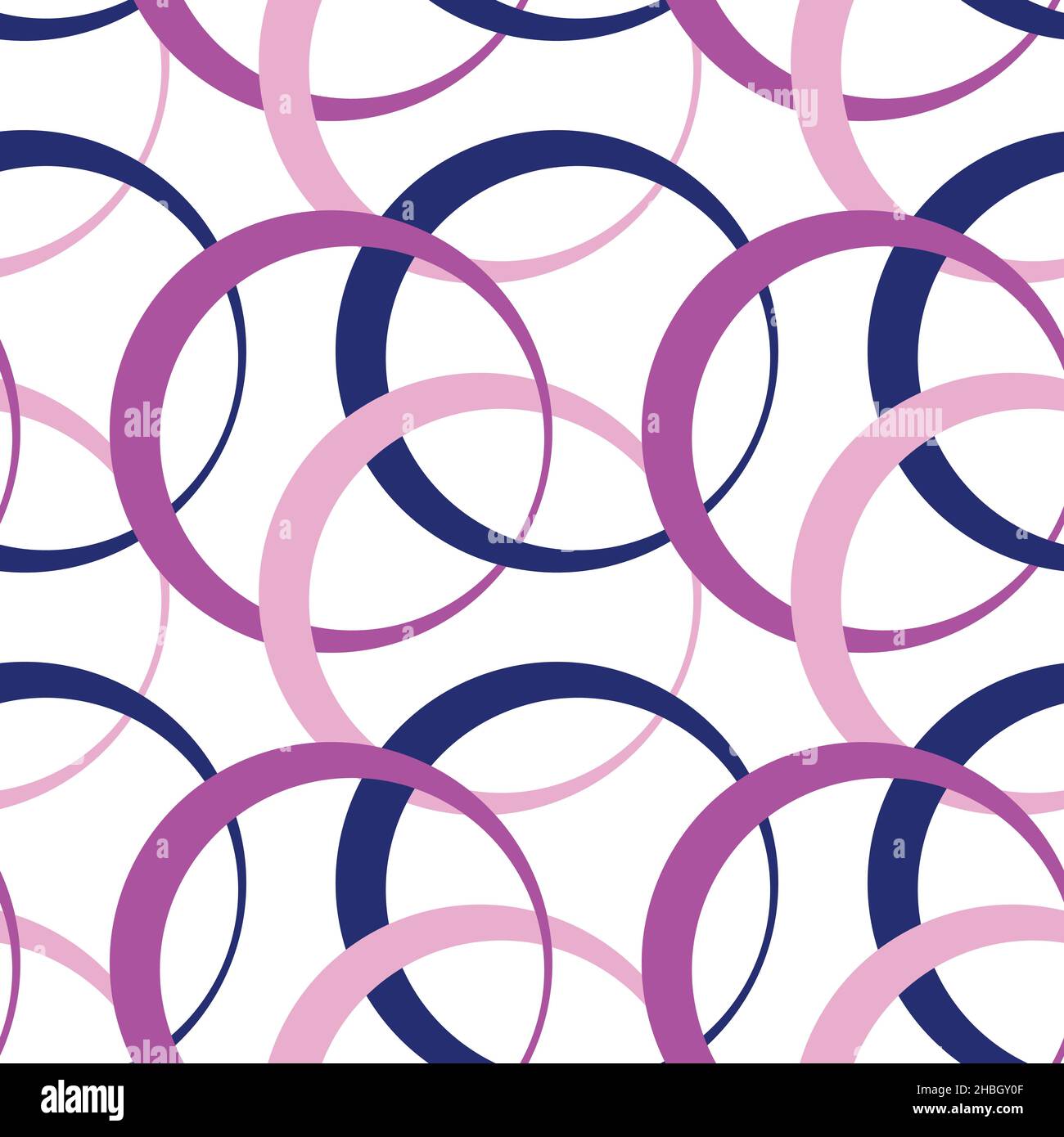 Illustration Seamless pattern on a square background - rings are ...