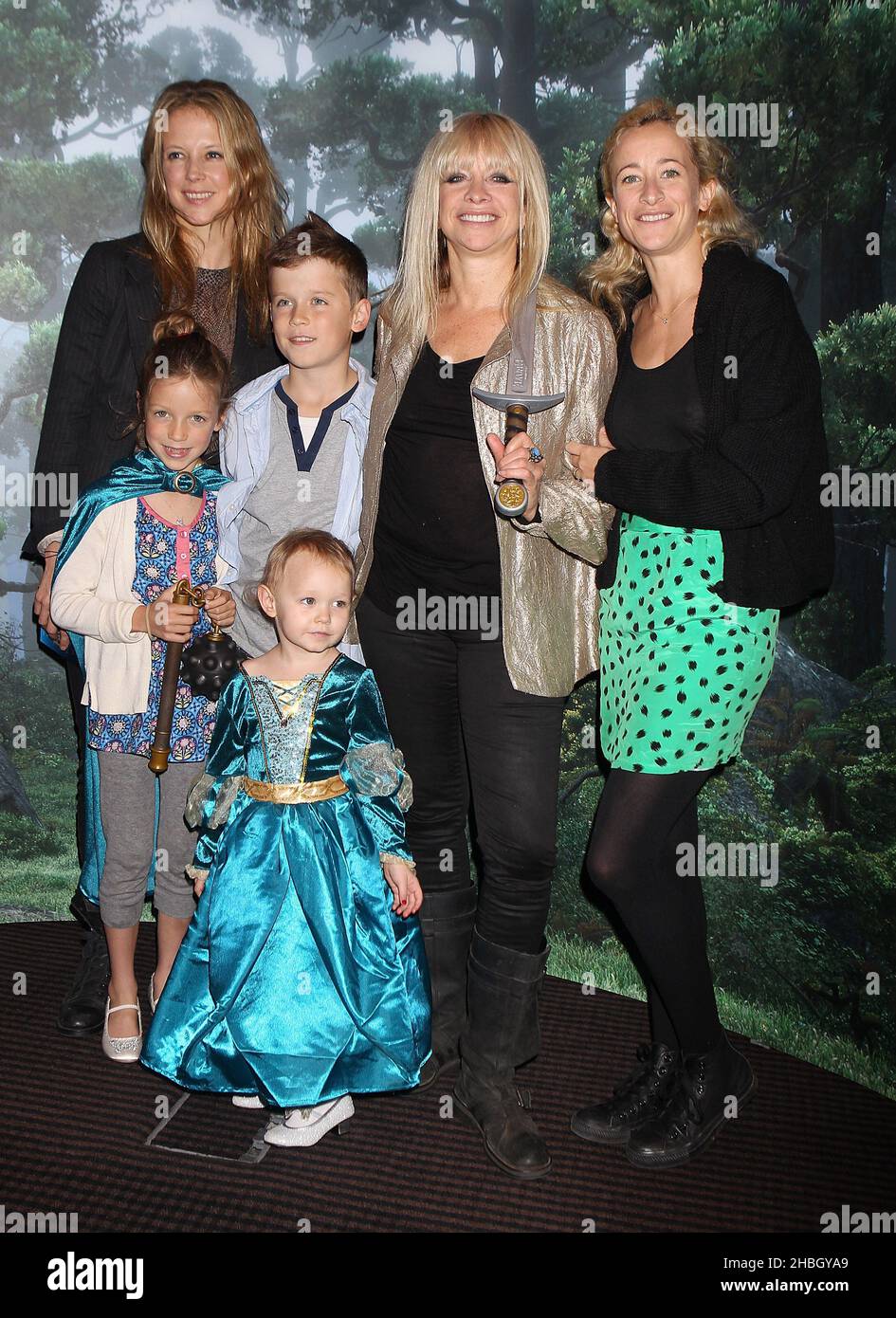 Tilly Wood,Jo Wood and Leah Wood and family attend the Brave ...