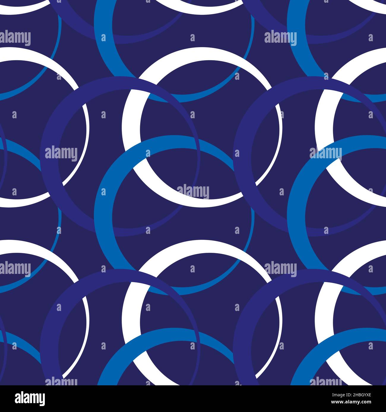 Illustration Seamless pattern on a square background - rings are ...