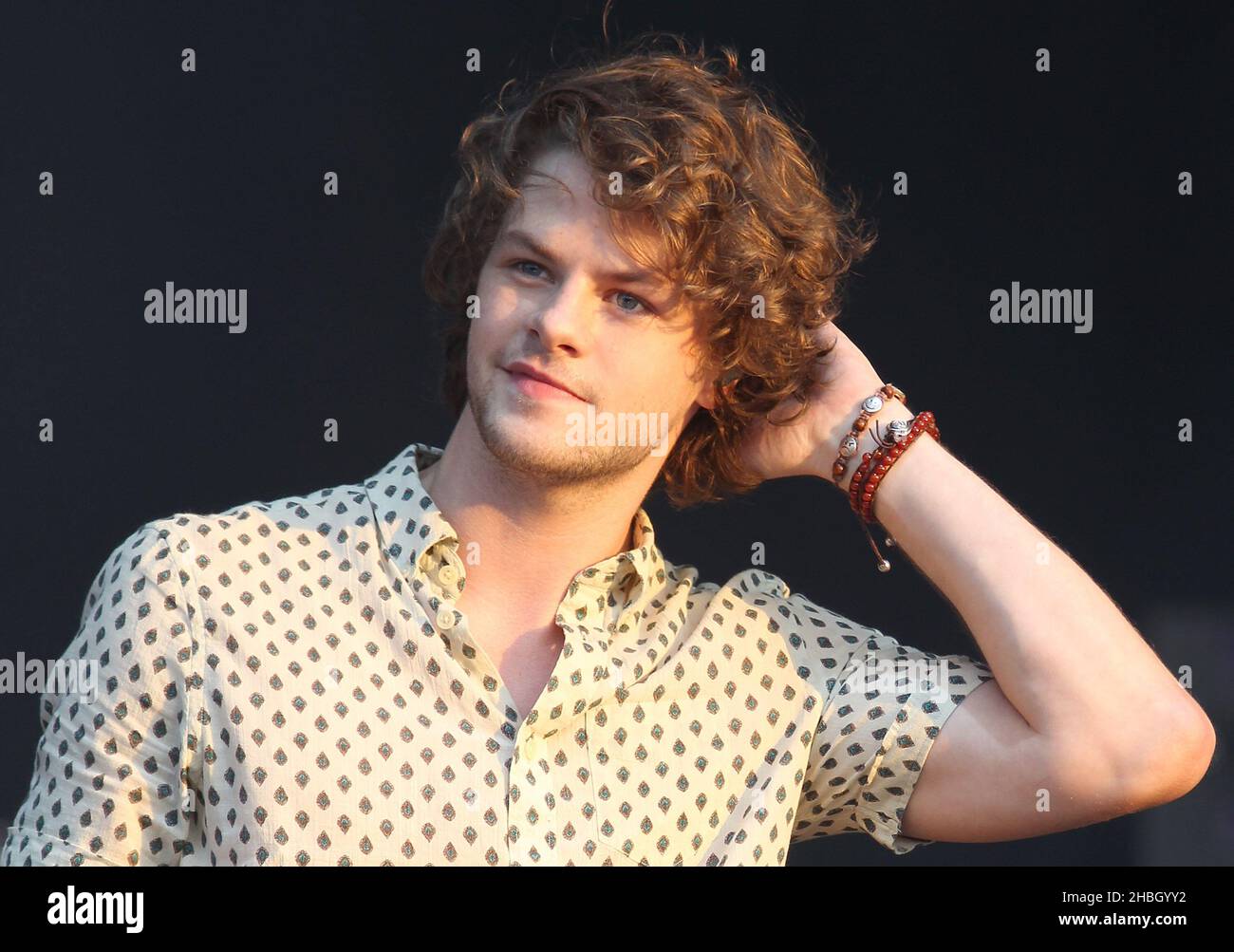 Jay McGuiness of The Wanted performs on stage at Coca-Cola's London ...