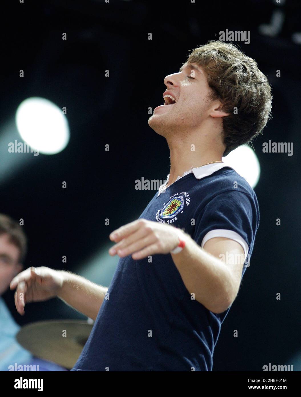 Paolo Nutini performs on stage at BT London Live Opening Ceremony ...