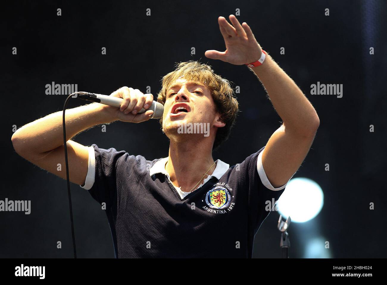 Paolo Nutini performs on stage at BT London Live Opening Ceremony ...