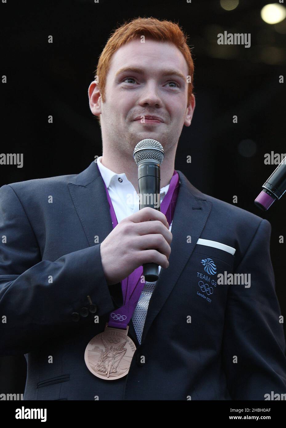 Daniel Purvis Team GB Mens Gold Medalist Gymnast at BT London Live ...