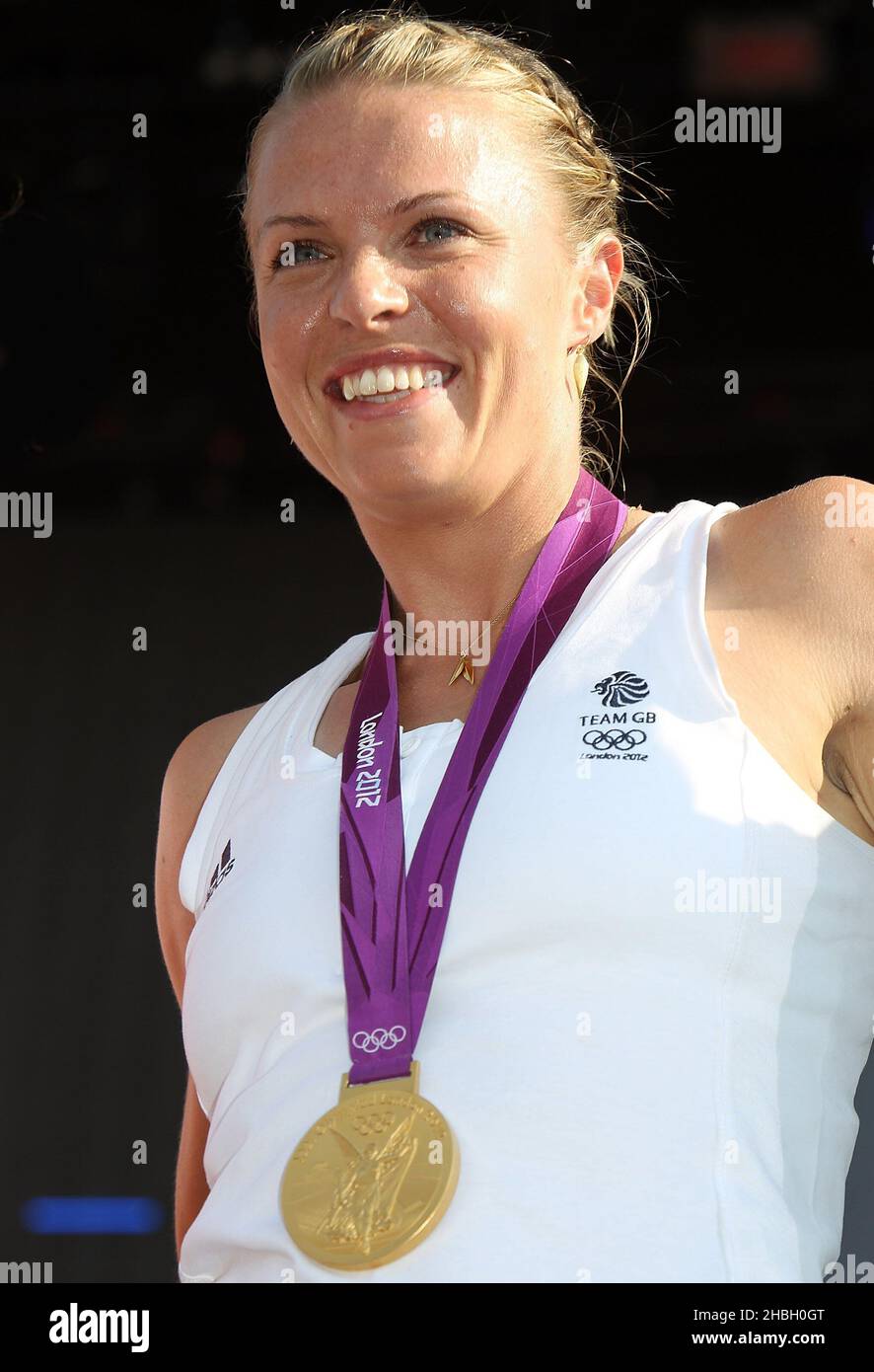 ,Anna Watkins, Olympic Gold medalist in the Rowing, attends the BT ...
