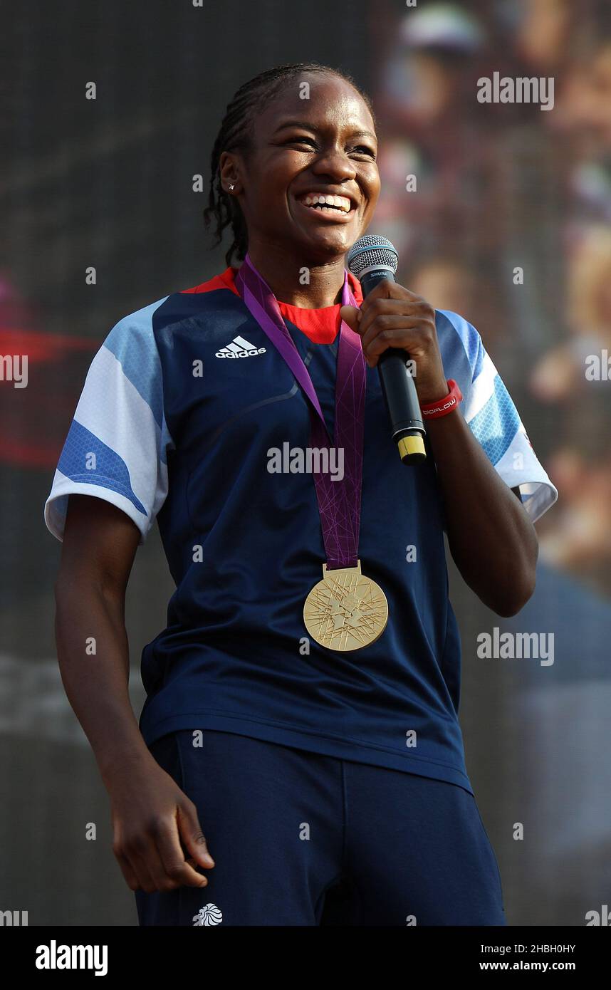 Nicola Adams Women's Team GB Gold Medalist at the BT London Live ...