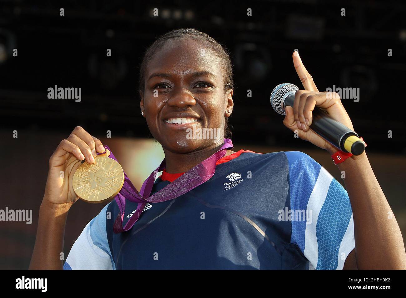 Nicola Adams Women's Team GB Gold Medalist at the BT London Live ...