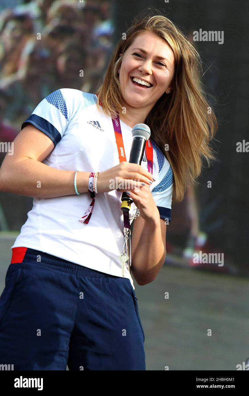 Jessica Varnish, Olympic bronze medalist in the female BMX Track ...