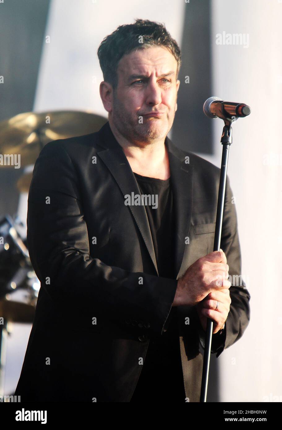 Terry Hall of The Specials performs on stage for the at the BT London ...