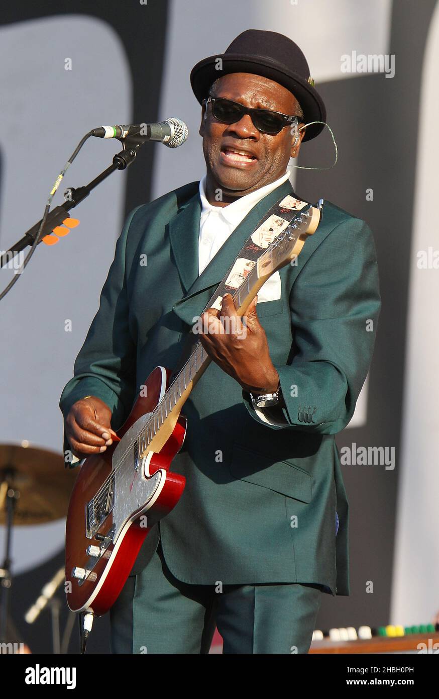 Lynval Golding of The Specials performs on stage at the BT London Live ...