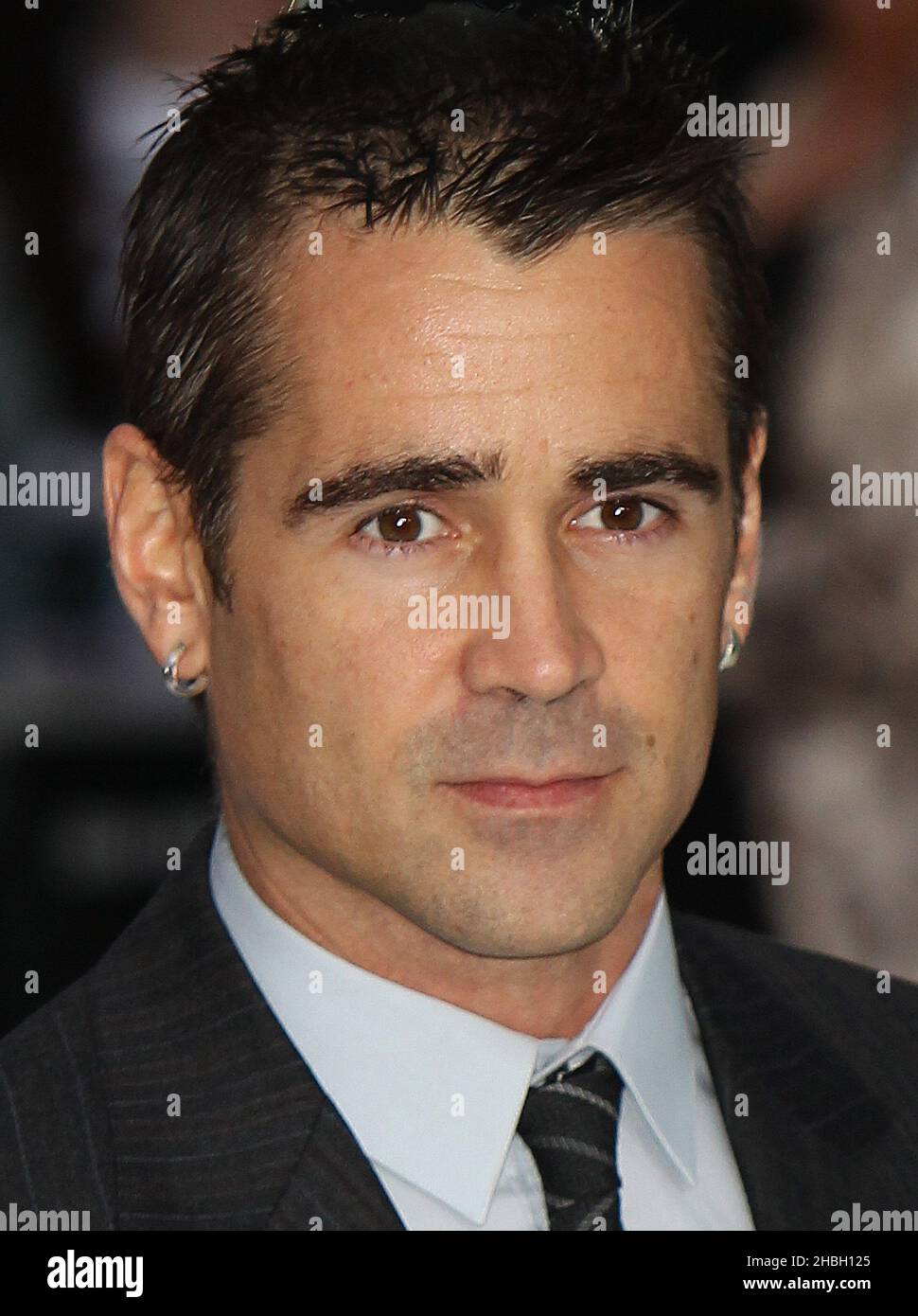 Colin Farrell arriving for the UK Premiere of Total Recall, at the Vue ...