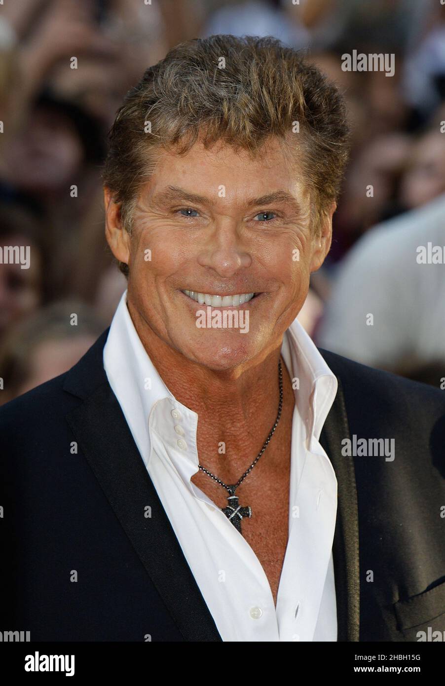 David Hasselhoff arriving at the World Premier of Keith Lemon The Film ...