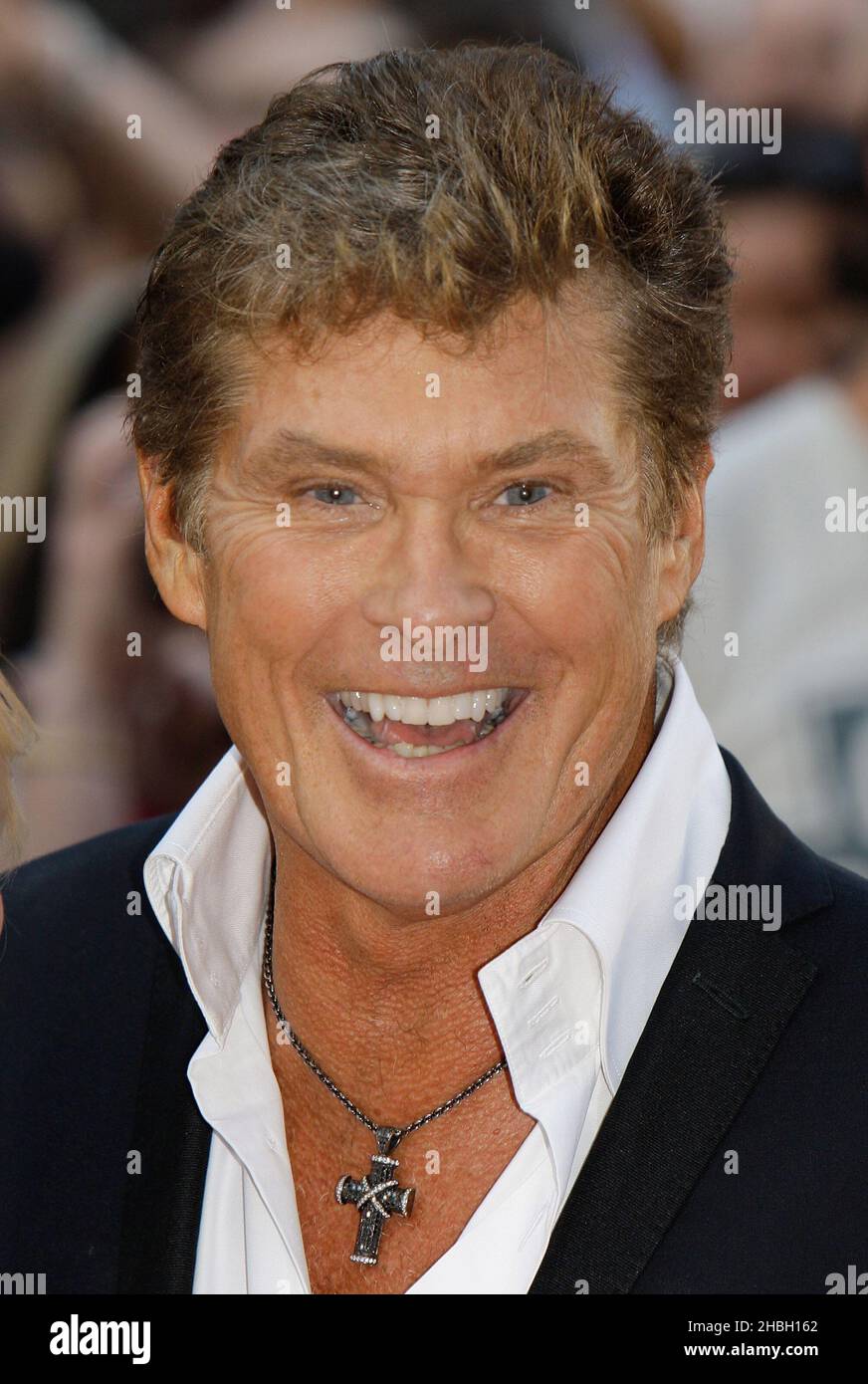 David Hasselhoff arriving at the World Premier of Keith Lemon The Film ...