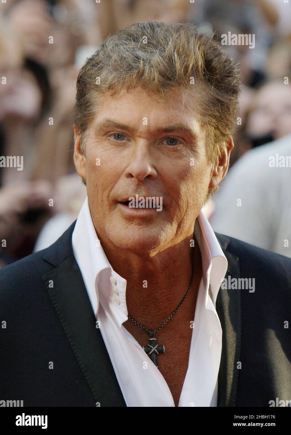 David Hasselhoff arriving at the World Premier of Keith Lemon The Film ...