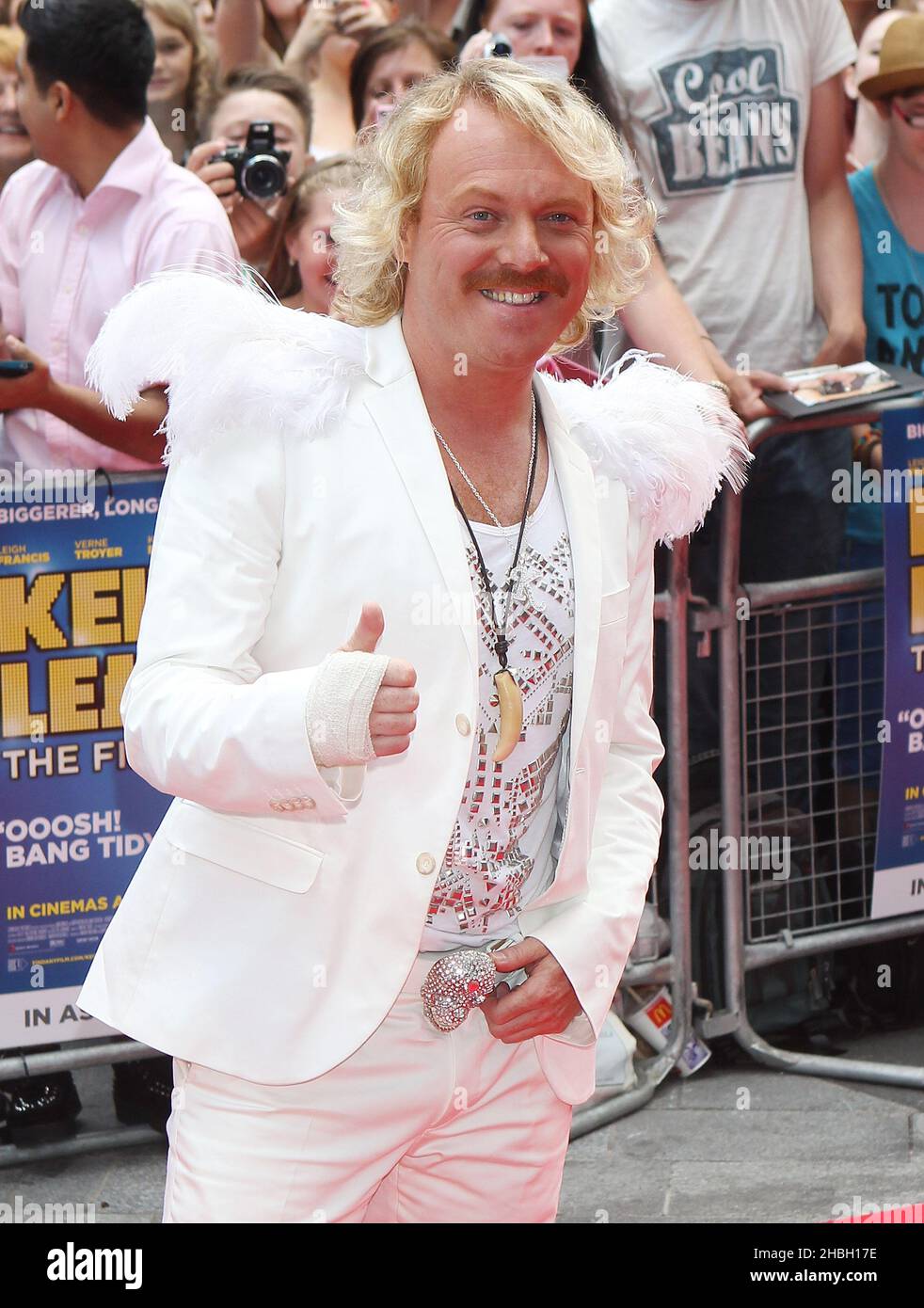 Keith Lemon arriving at the World Premier of Keith Lemon The Film at ...