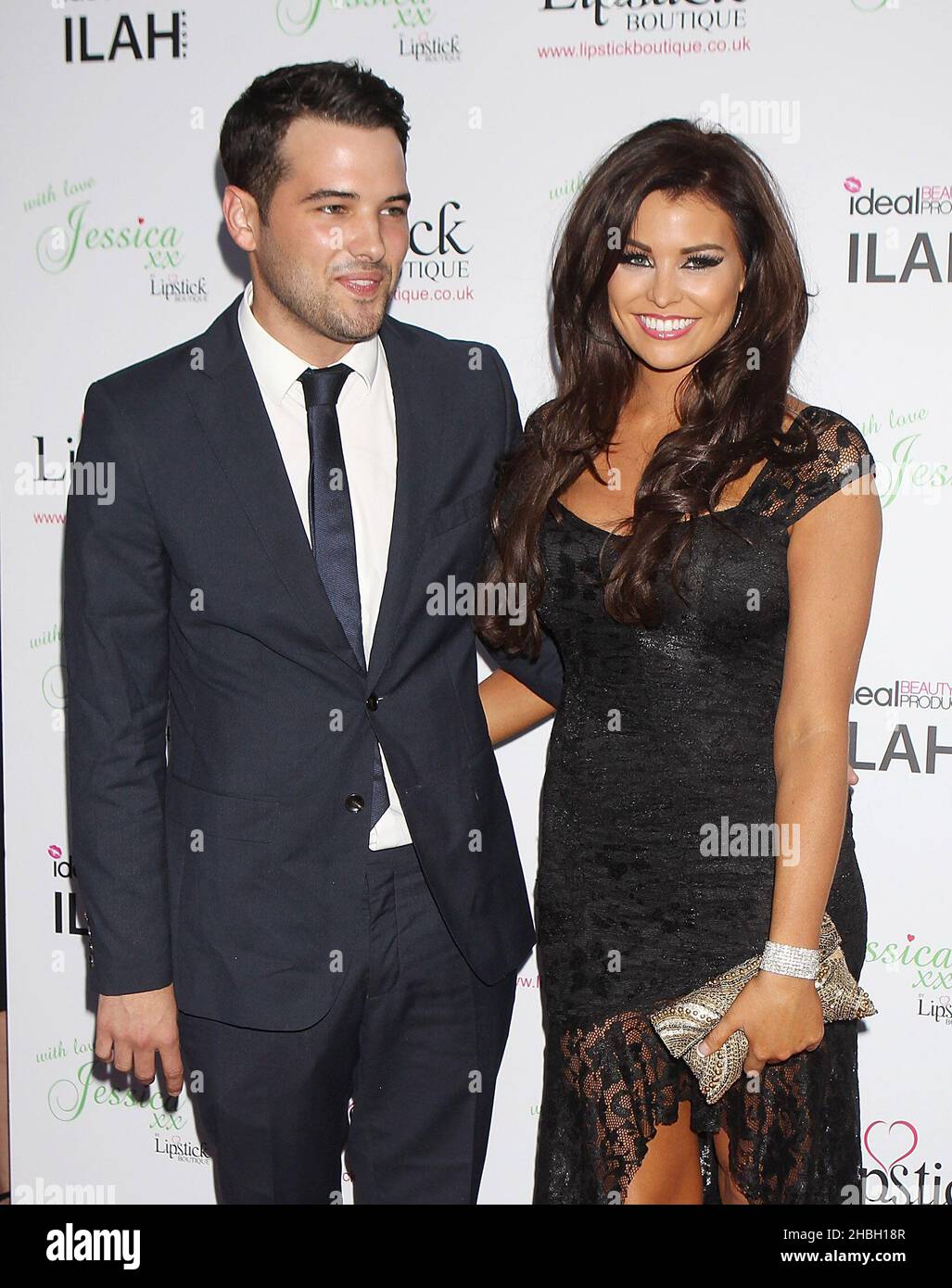 Jessica Wright and Ricky Rayment arrive at the Lipstick Boutique ...