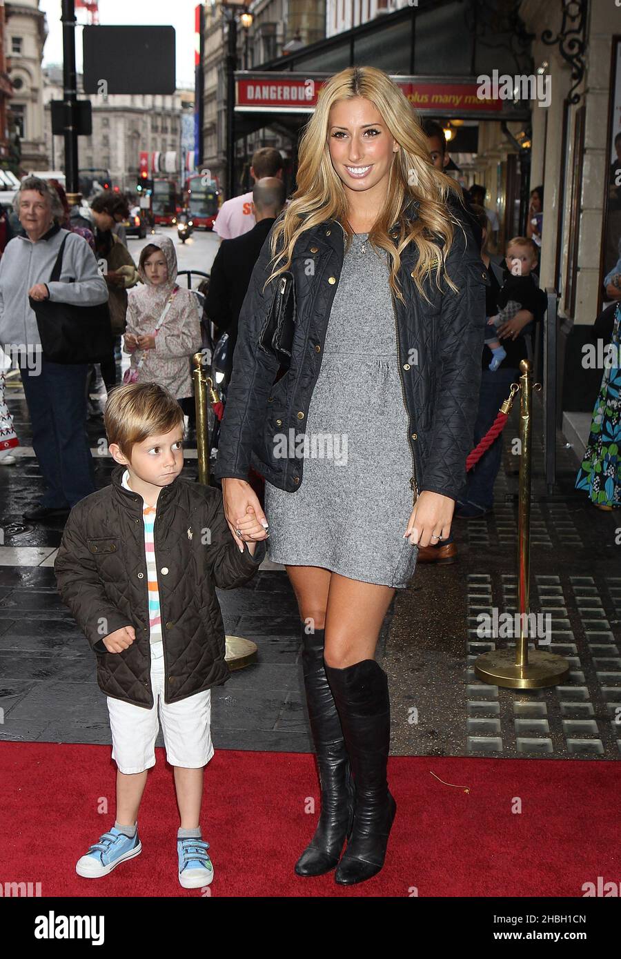 Stacey Solomon and son Zac Solomon attending the UK Premiere of ...