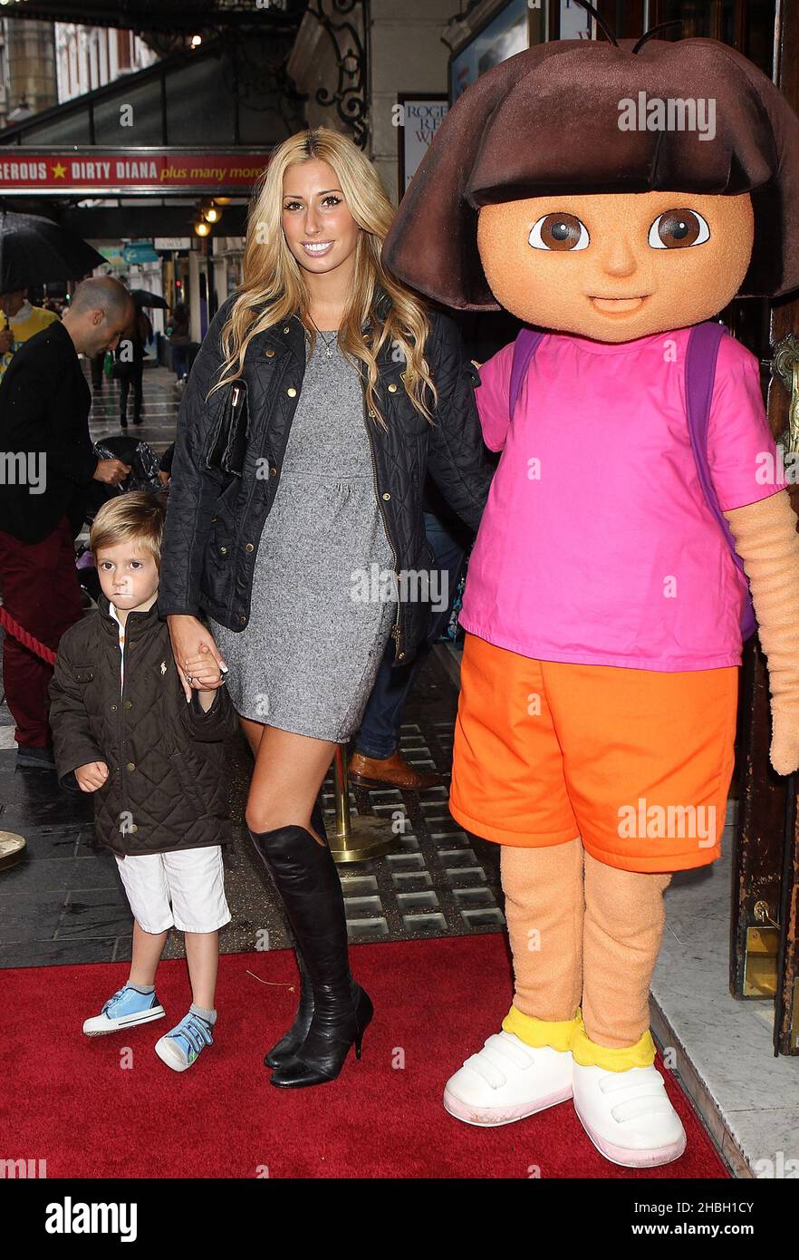 Stacey Solomon and son Zac Solomon attending the UK Premiere of ...