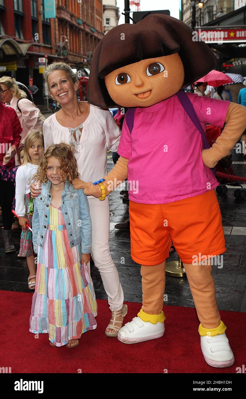 Lucy Benjamin and daughter Bessie attending the UK Premiere of ...