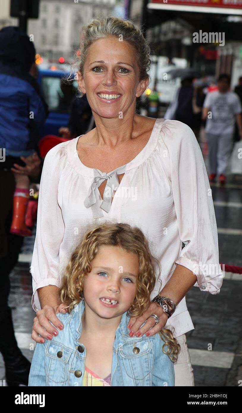 Lucy Benjamin and daughter Bessie attending the UK Premiere of ...