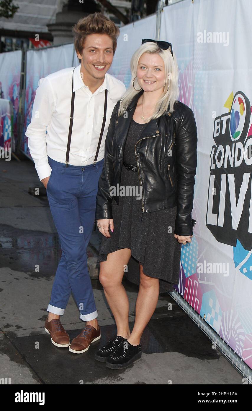 Tyler James, singer/songwriter from the Voice, with DJ Polly James of ...