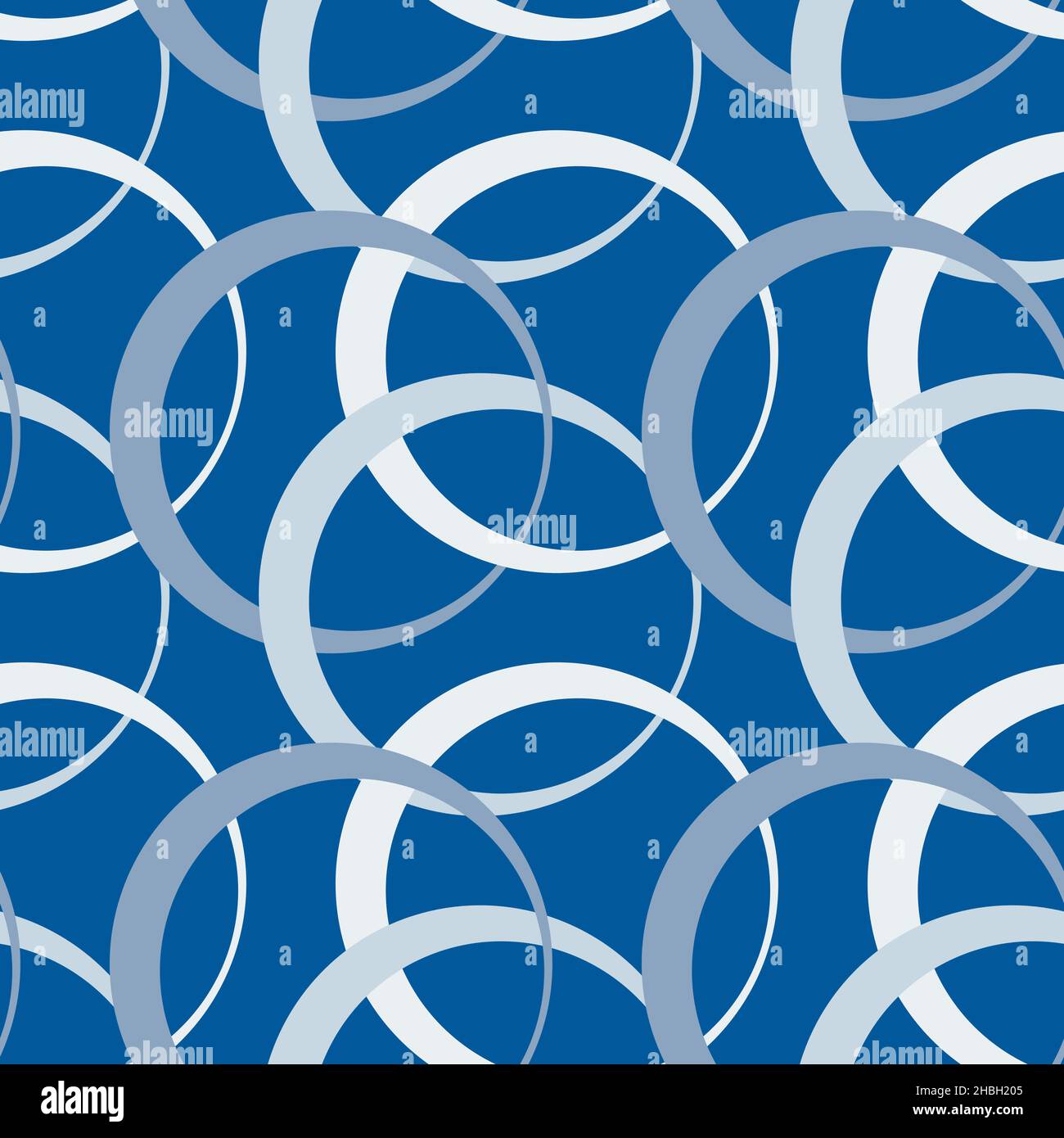 Illustration Seamless pattern on a square background - rings are ...