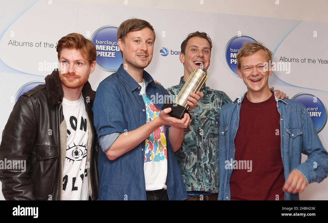 Django Django arriving at the Mercury Prize 'Albums of the Year ...