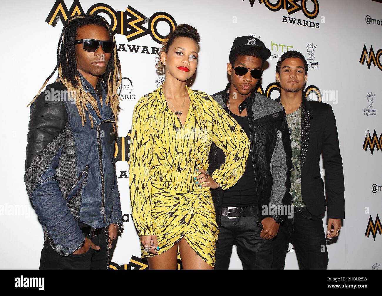 Amanda Reifer with Cover Drive arriving at the Mobo Nominations ...