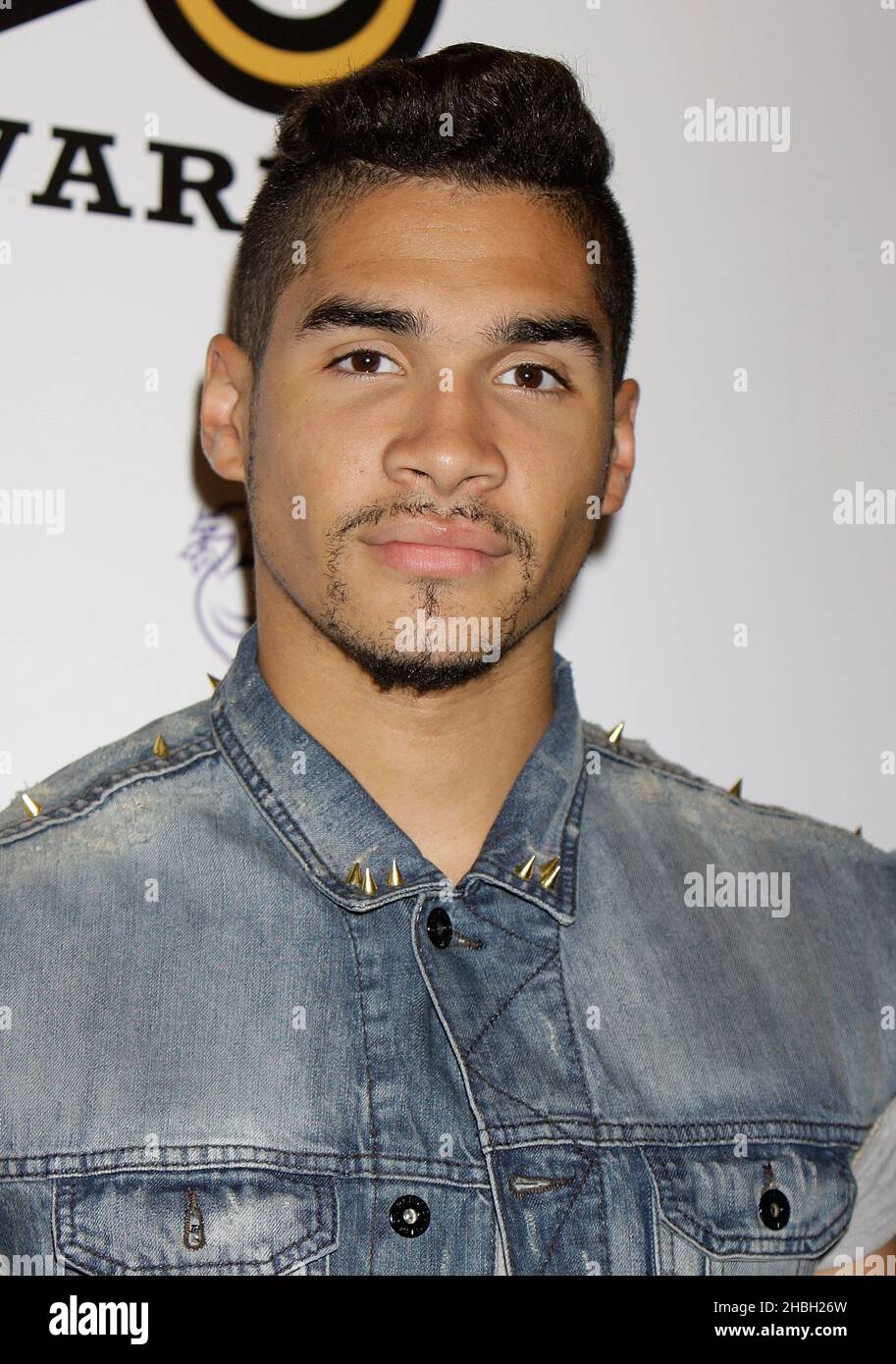 Louis Smith Olympic Gymnast Gold Medalist arriving at the Mobo ...