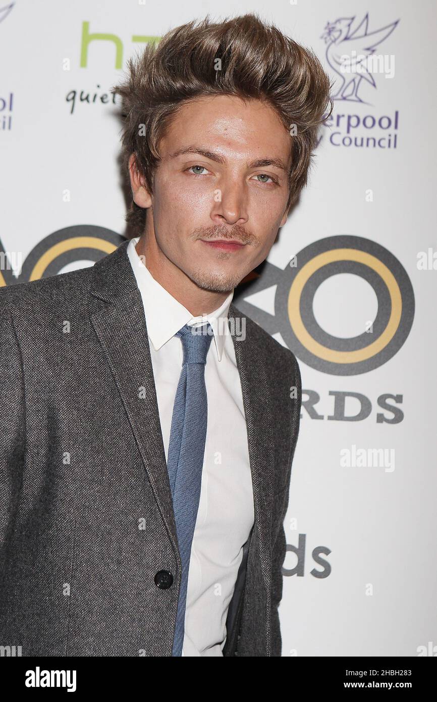 Tyler James arriving at the Mobo Nominations Arrivals at Foridita in ...