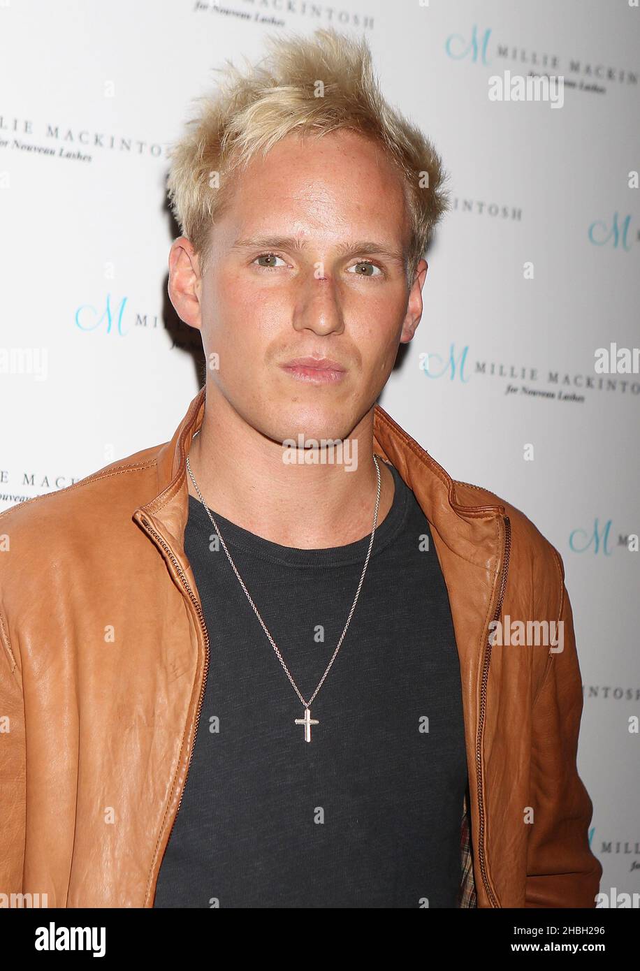 Jamie Laing attends Millie Mackintosh's Eyelash Range Launch with the ...