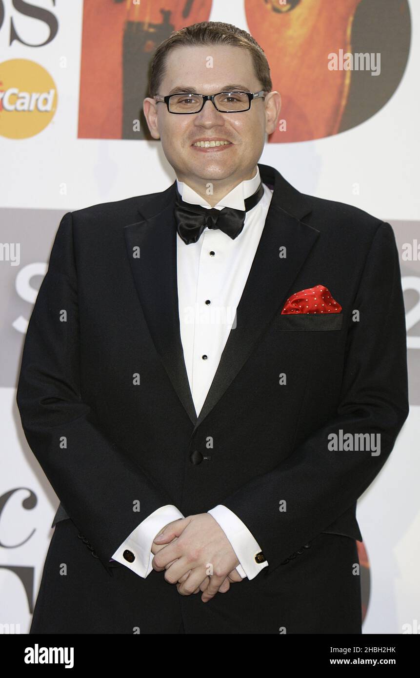 Paul Mealor at the 2012 Classic Brit Awards at the Royal Albert Hall ...