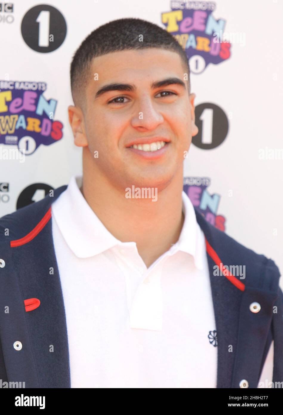 Adam Gemilli arriving at BBC Teen Awards at Wembley Arena in London ...