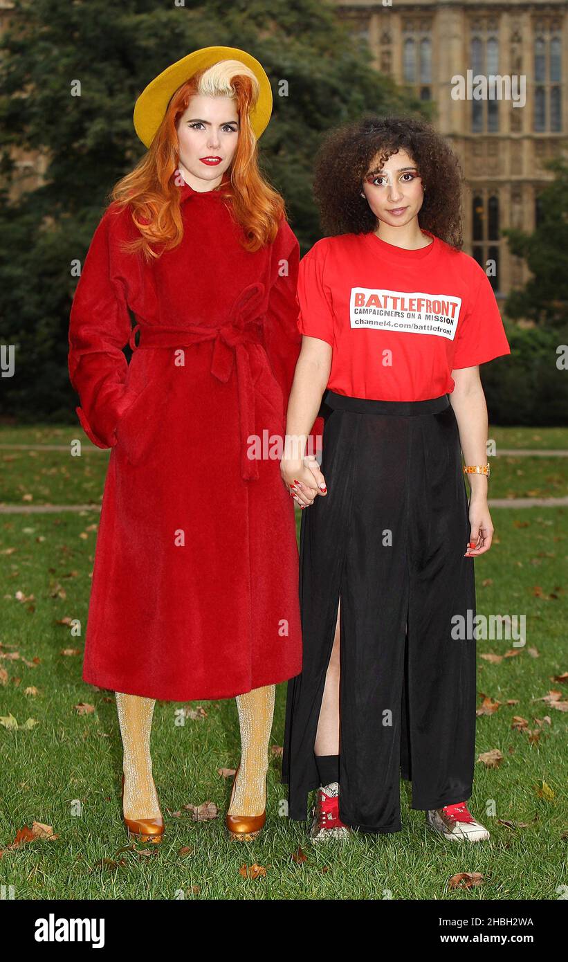 Paloma Faith with Ava Patel at Channel 4 Battlefront Campaignor Youth ...