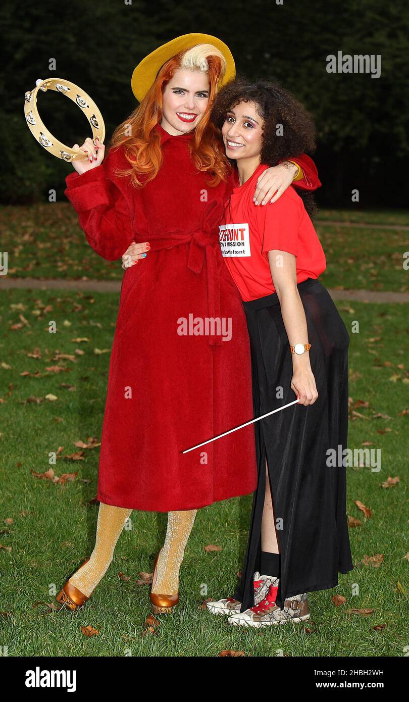 Paloma Faith with Ava Patel at Channel 4 Battlefront Campaignor Youth ...
