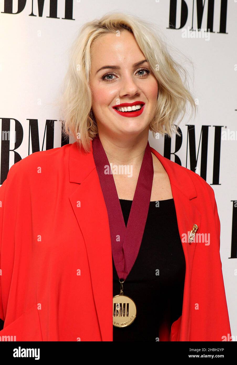 Ina Wroldsen arriving at the BMI 2012 Awards at the Dorchester Hotel in ...